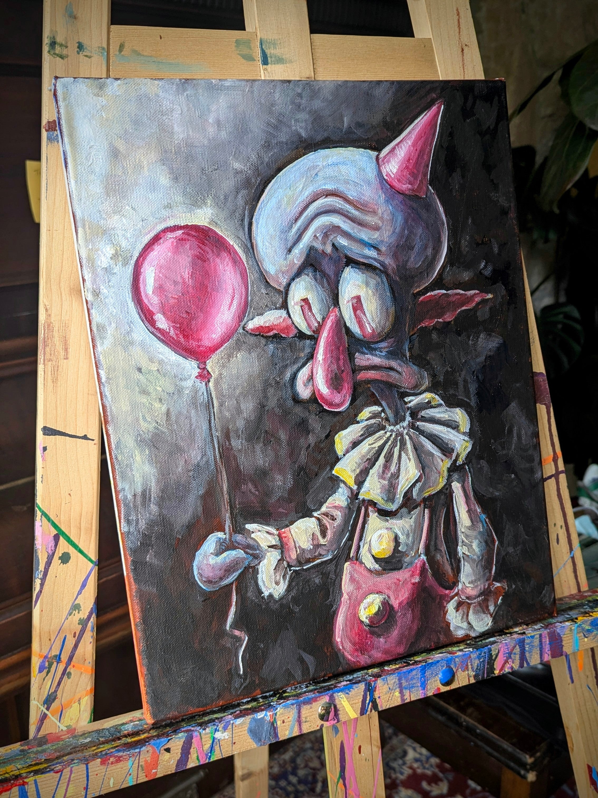 Sad Clown - Original – Art of Thalia Lemon